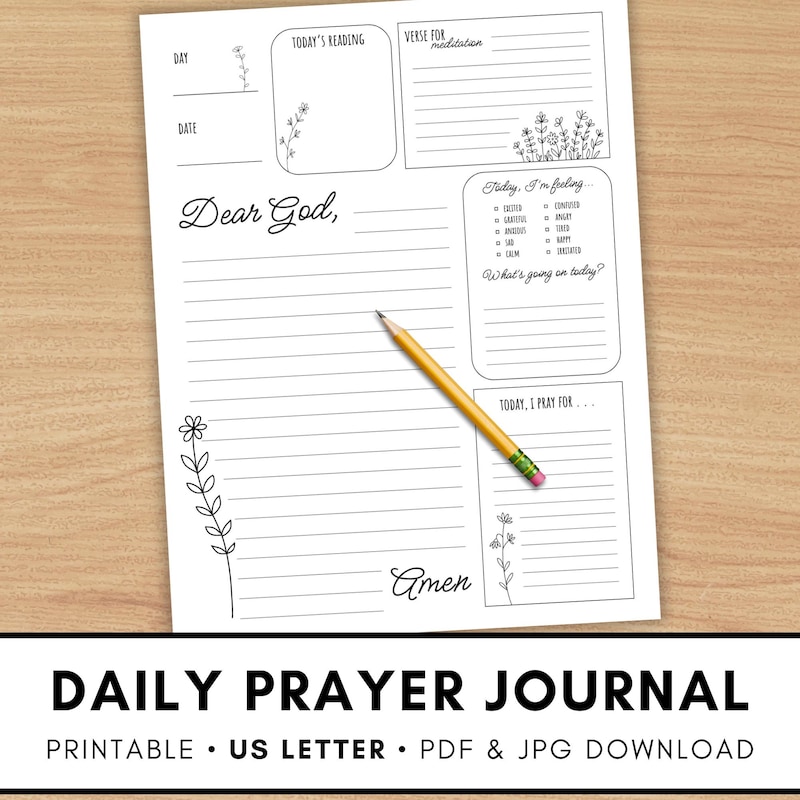 Prayer Journal - Etsy