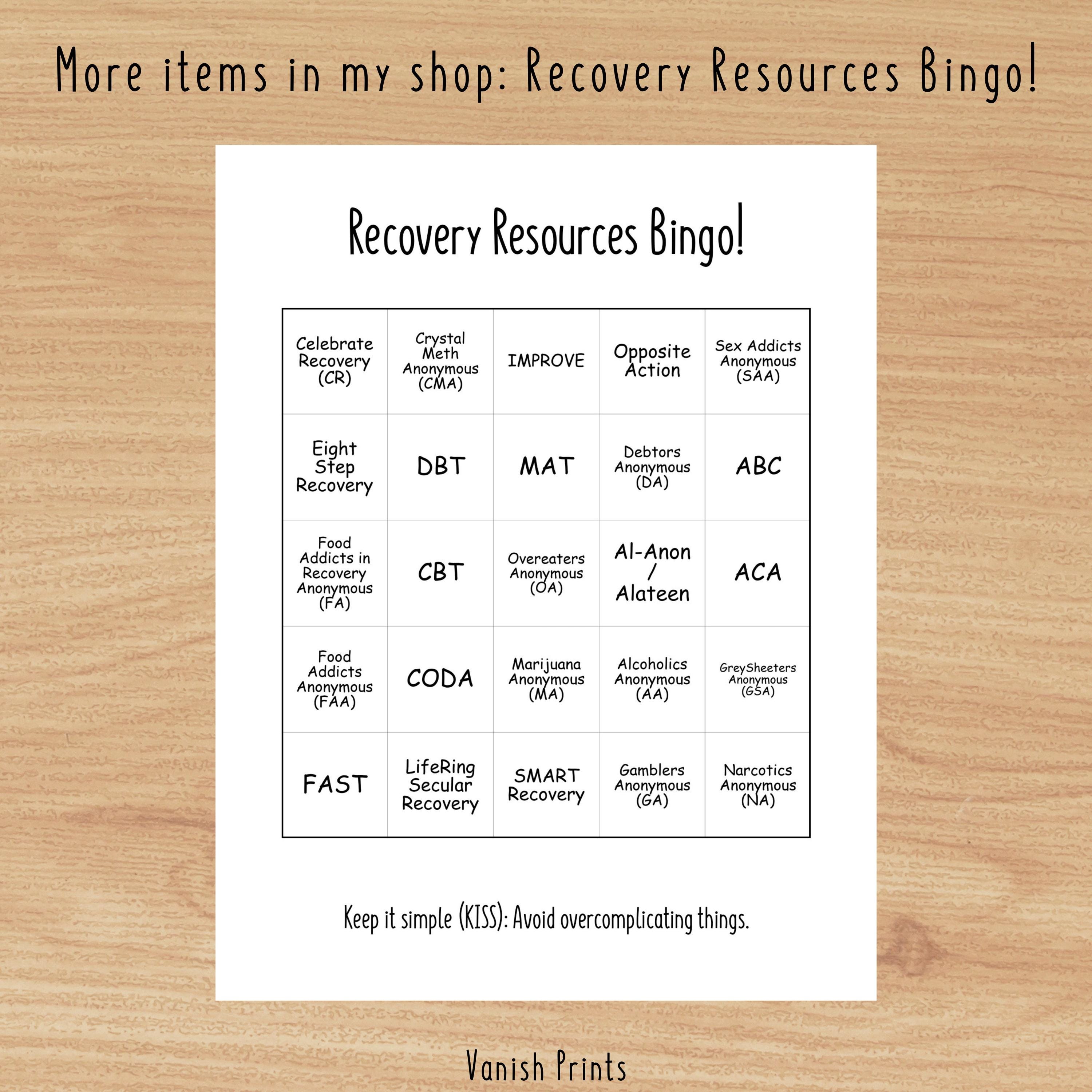 ABC REBT Recovery Exercise Worksheets (pdf and Jpg Download) Dbt and ...