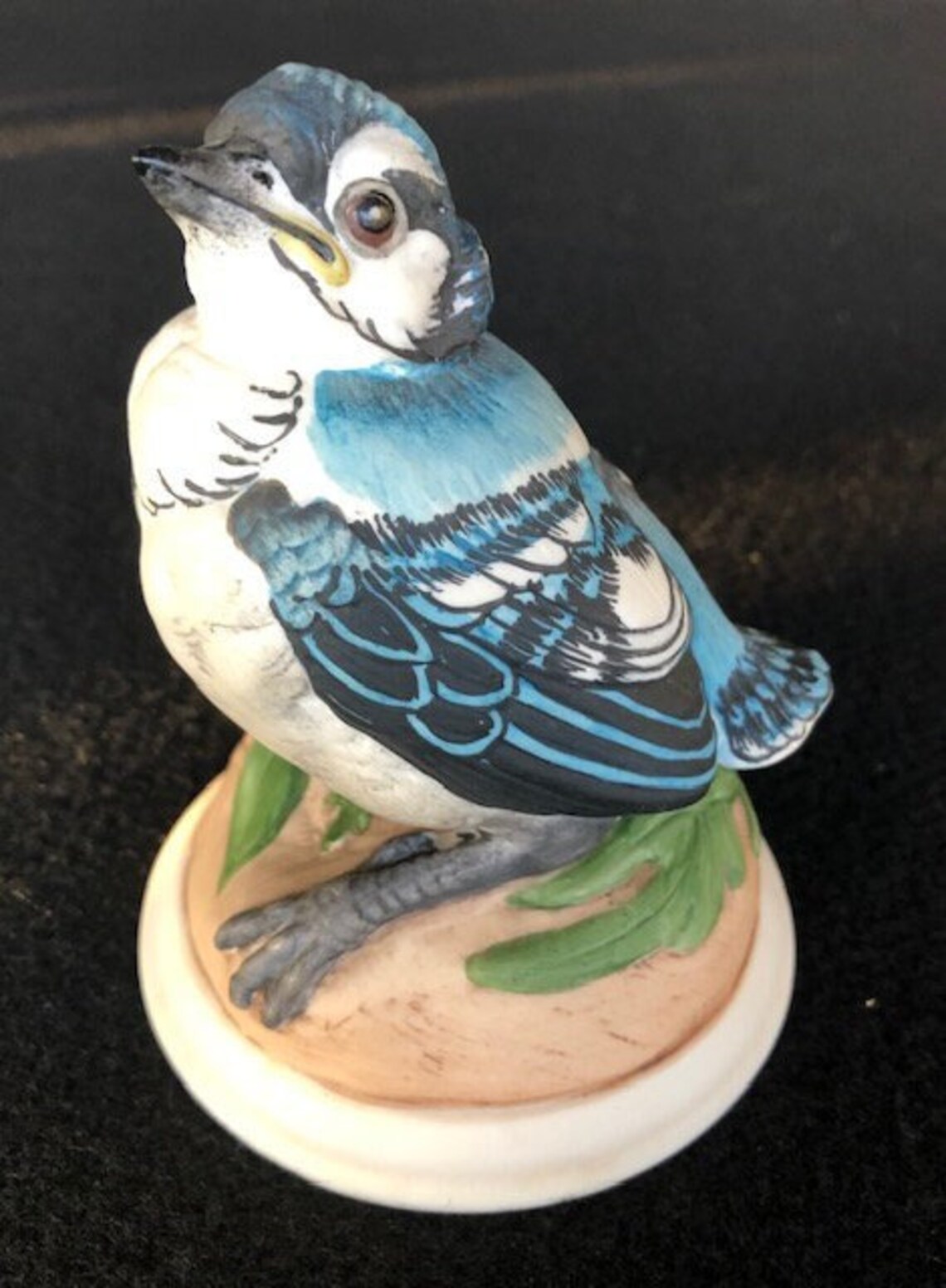 Boehm Vintage Baby Blue Jay "where's Ma" # 436 Signed Bisque Porcelain ...
