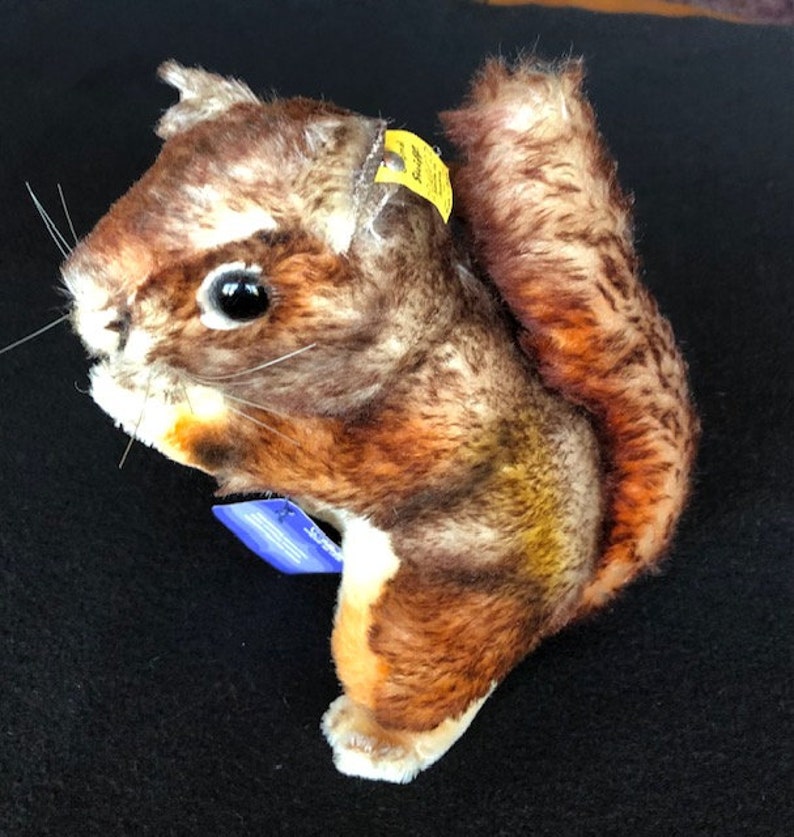 1950s Steiff Perri the Squirrel Mohair All Original Tags - Etsy