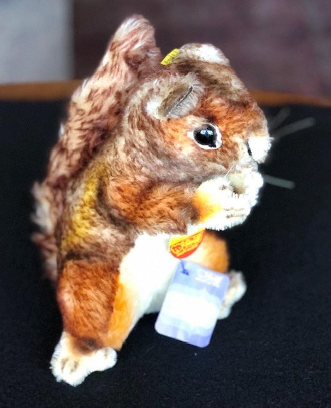 1950s Steiff Perri the Squirrel, Mohair, All Original Tags, From Disney ...