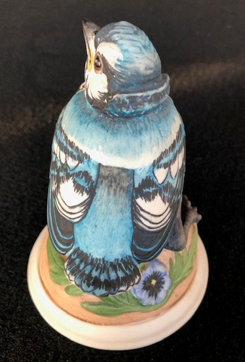 Boehm Vintage Baby Blue Jay where's Ma 436 Signed Bisque Porcelain - Etsy