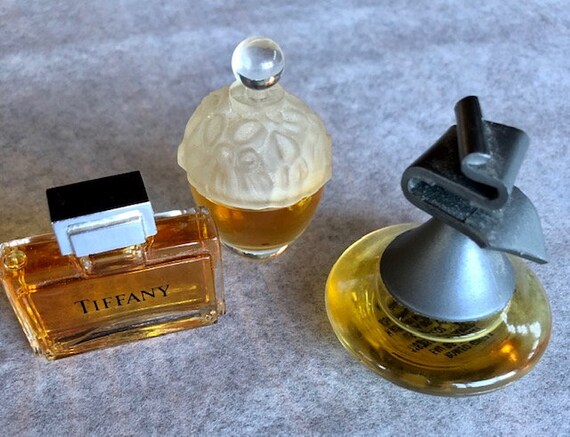3 Full Vintage Mini Perfume Bottles With Original Perfume - Etsy