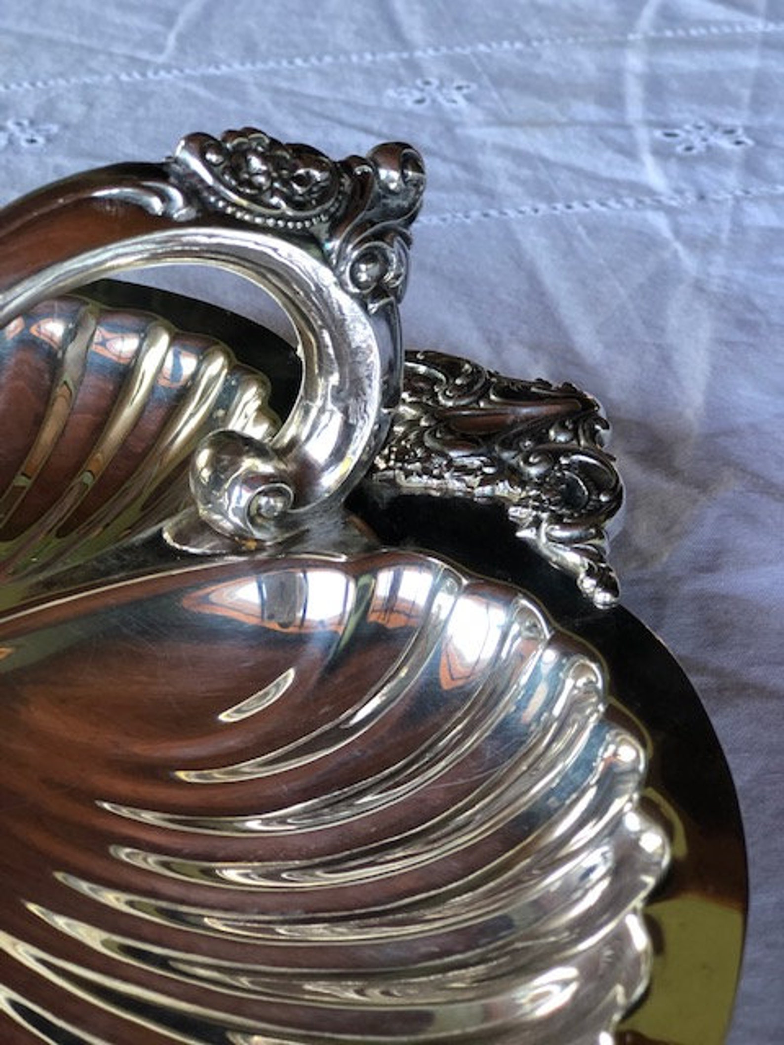 Beautiful Vintage Wallace Baroque Pattern 220 Heavy Silver Plate ...