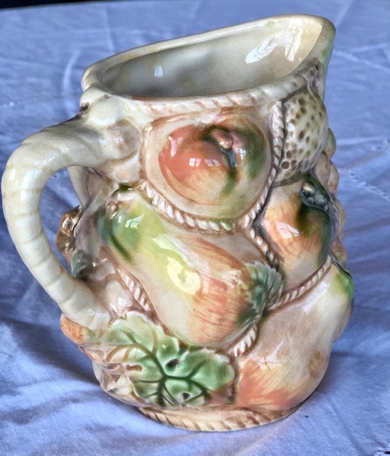 Tilso Japan Handpainted Vintage Majolica Cream Pitcher 54/47 - Etsy