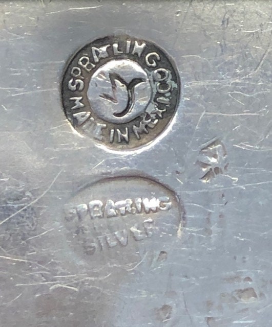 William Spratling Vintage Sterling Silver Signed Mexico Quetzalcoatl ...