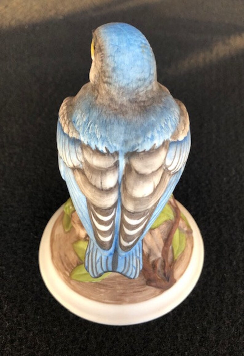 Boehm Vintage Baby Blue Bird 442 Signed Bisque Porcelain - Etsy