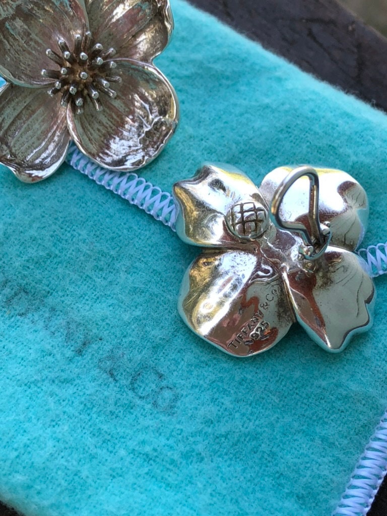 Vintage Retired Tiffany & Co. 925 Sterling Silver French Clip Earrings ...