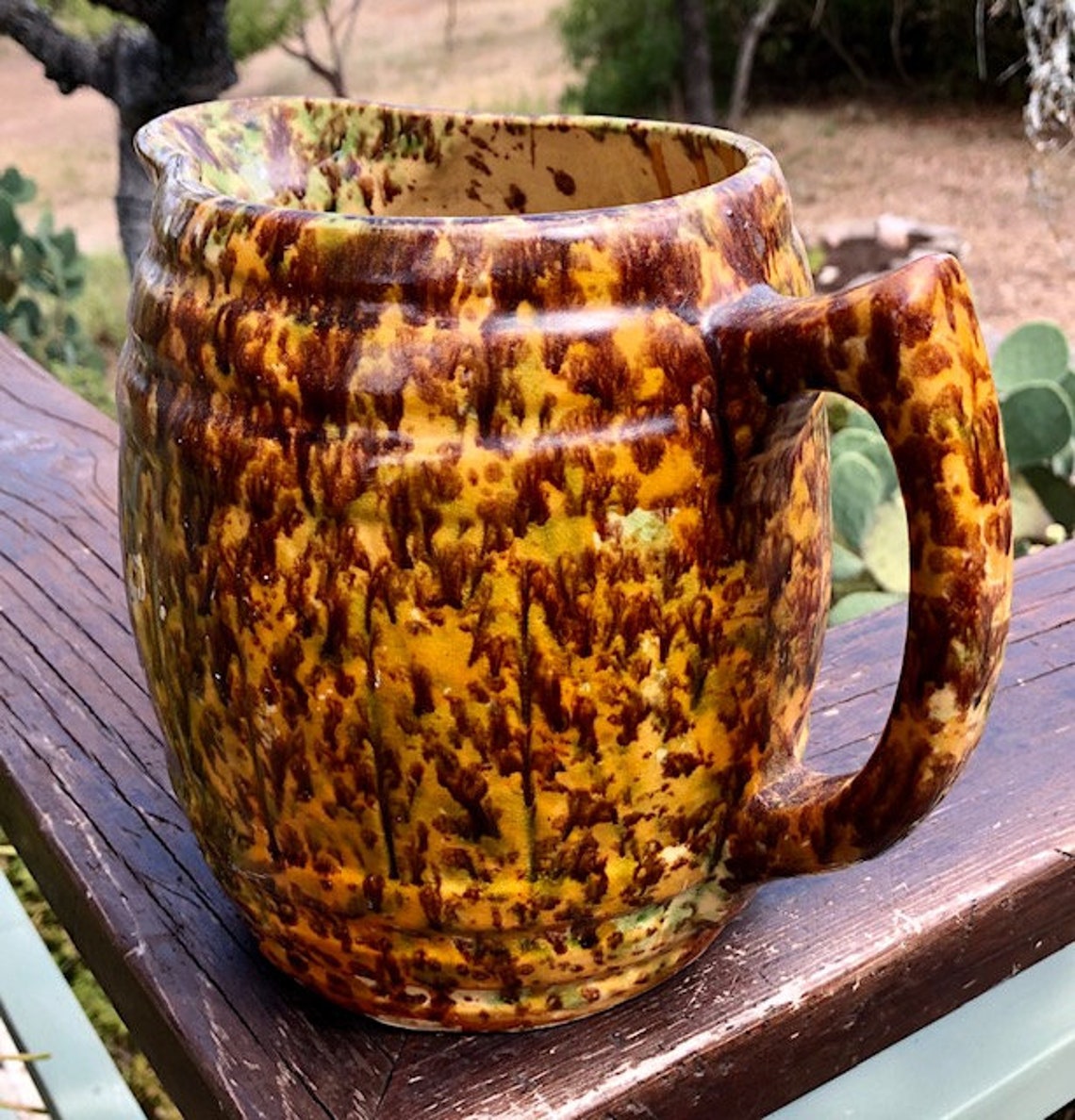 Rare Vintage Morton Pottery Multi-color Spatterware / - Etsy