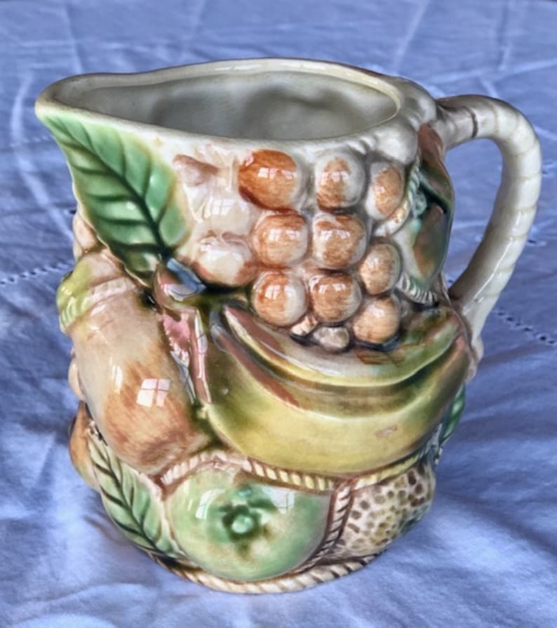 Tilso Japan Handpainted Vintage Majolica Cream Pitcher 54/47 - Etsy