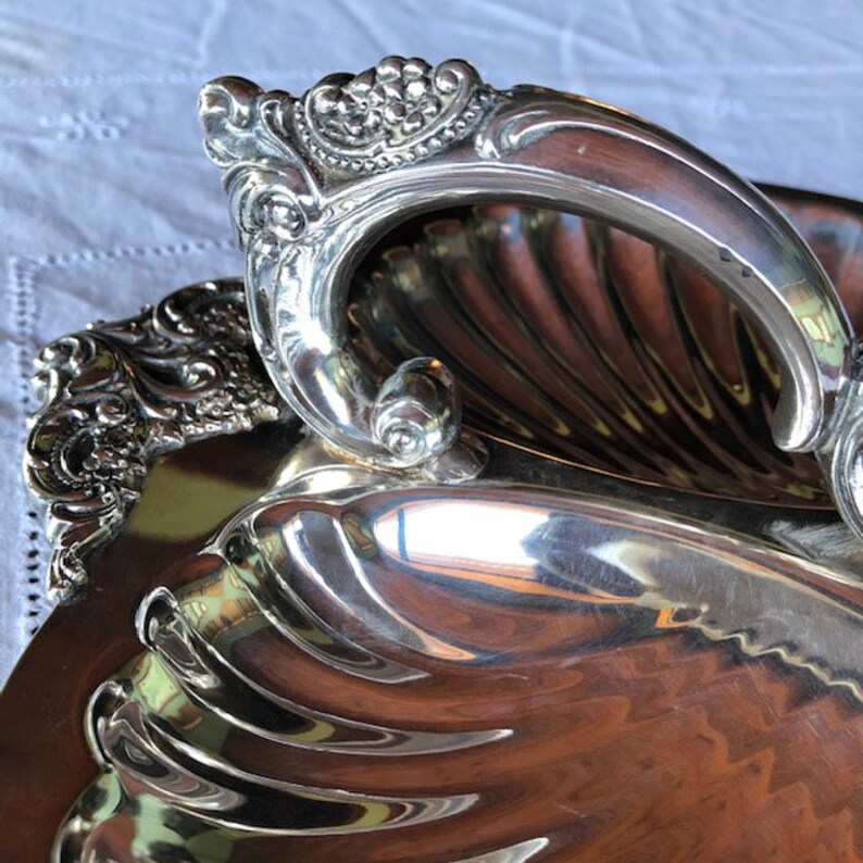 Beautiful Vintage Wallace Baroque Pattern 220 Heavy Silver Plate ...