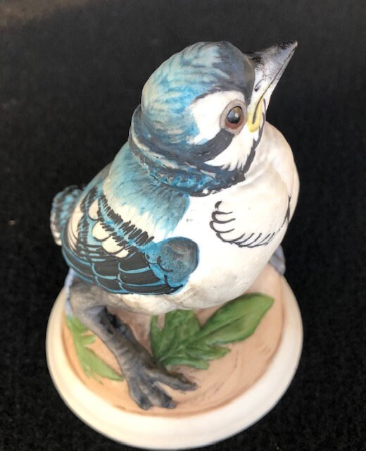 Boehm Vintage Baby Blue Jay where's Ma 436 Signed Bisque Porcelain - Etsy