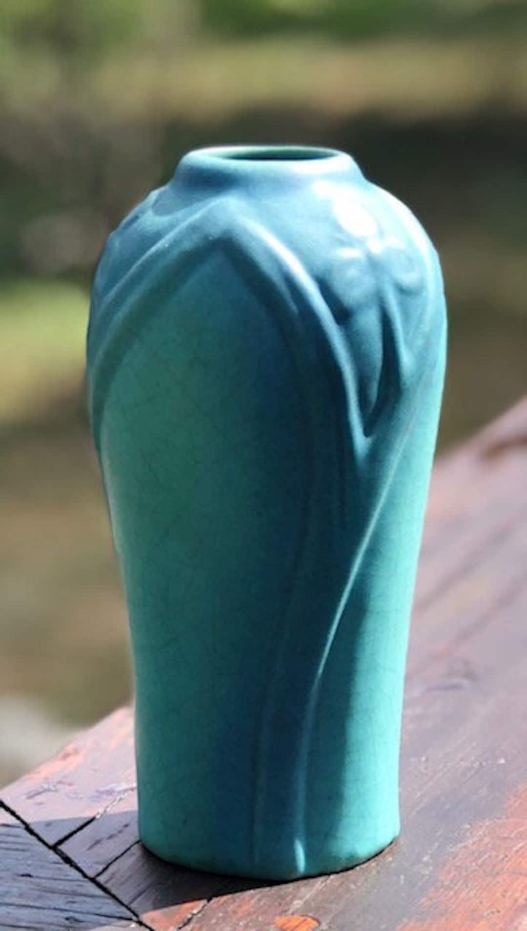 Rare Van Briggle Pottery Vintage Mullbery Flower Vase No. 833 - Etsy