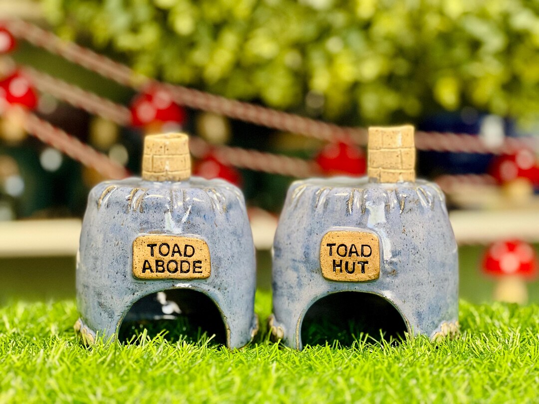 Handmade -toad Home -toad Hut -toad Abode -toad Inn -snake Home ...