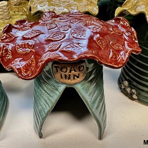 Handmade/toad Hotel/toad Inn/ Toad Home/toad Abode/toad Hut/ceramic ...