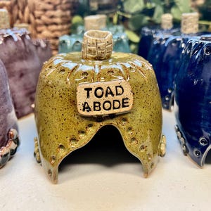 Handmade -toad Home -toad Hut -toad Abode -toad Inn -snake Home ...