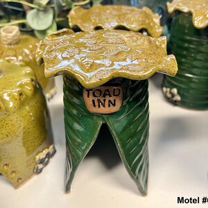 Handmade/toad Hotel/toad Inn/ Toad Home/toad Abode/toad Hut/ceramic ...
