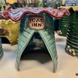 Handmade/toad Hotel/toad Inn/ Toad Home/toad Abode/toad Hut/ceramic ...