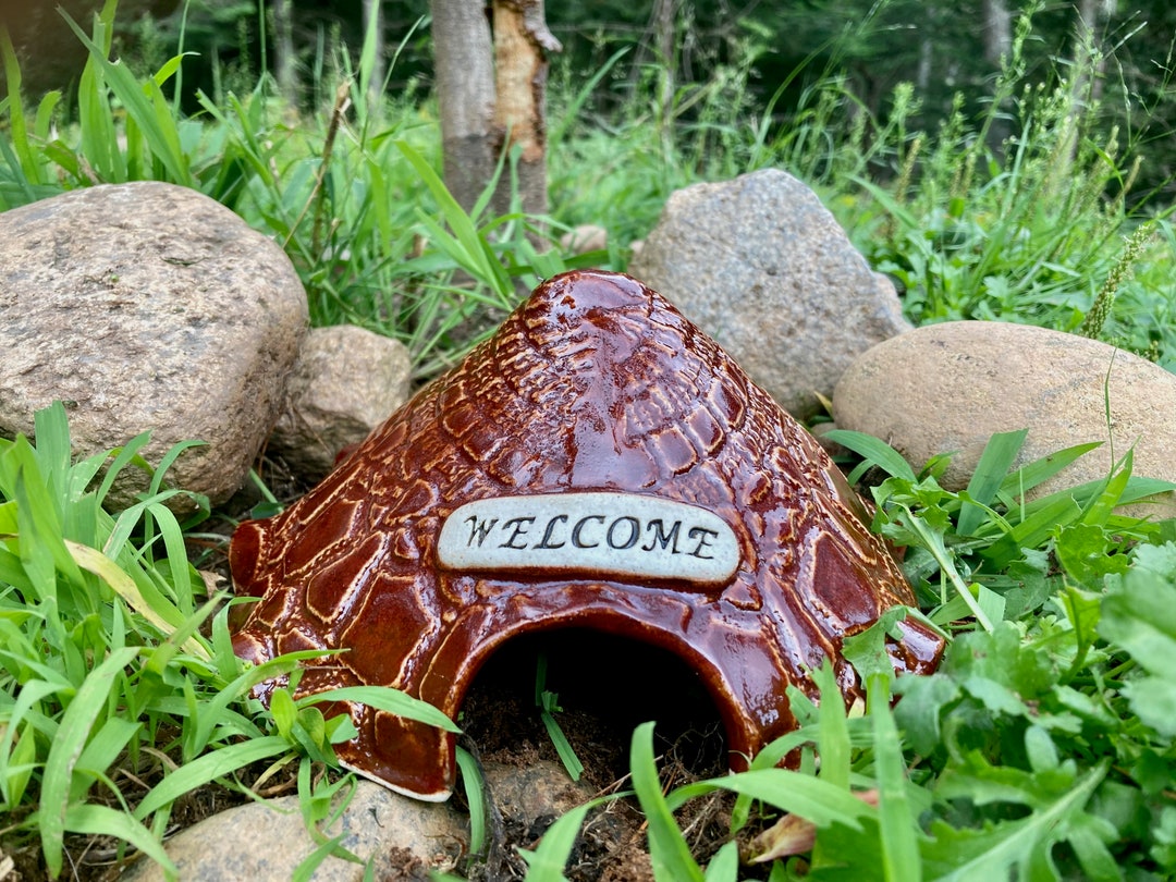 Handmade-lacey's Toad Homes-toad Abode-toad Hut-garden Accessories ...