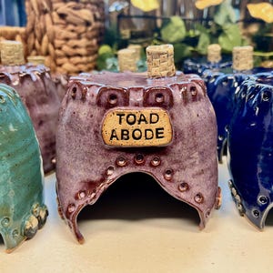 Handmade -toad Home -toad Hut -toad Abode -toad Inn -snake Home ...