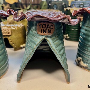 Handmade/toad Hotel/toad Inn/ Toad Home/toad Abode/toad Hut/ceramic ...