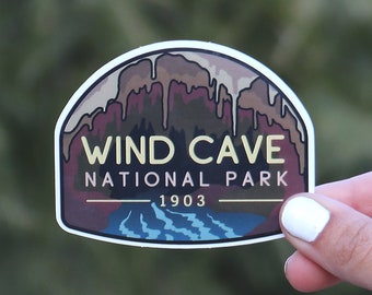 Wind Cave Sticker - Etsy