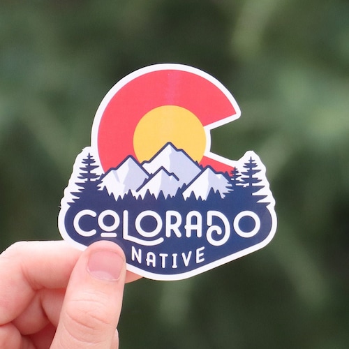 Colorado Native Waterproof Vinyl Sticker UV Resistant Decal - Etsy