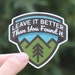 Conservation Sticker Pack | Conserve Our Public & Private Lands ...