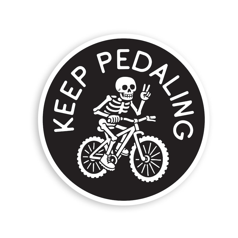 Keep Pedaling - Etsy