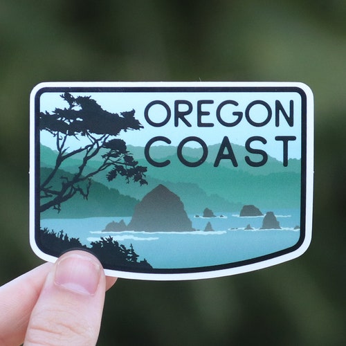 Oregon Coast State Sticker - Etsy