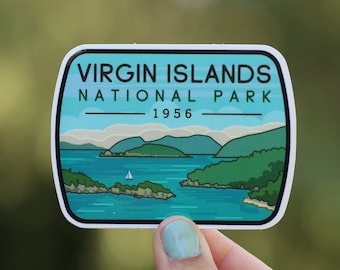 Virgin Islands Sticker - Etsy