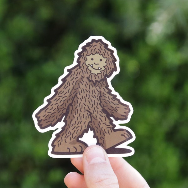 Sasquatch Vinyl Decal - Etsy
