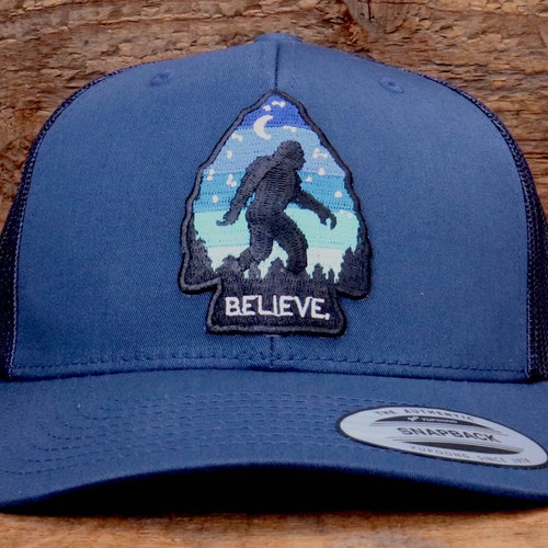 Bigfoot Squatchy Retro Trucker Hat Snapback Cap for - Etsy