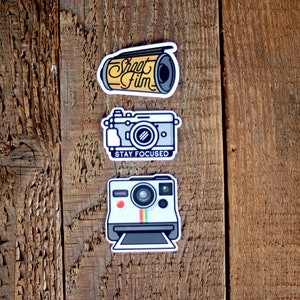 Analog Photographers 3 Sticker Pack - Etsy