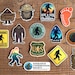 Bigfoot Sticker Set Choose Your Quantity and Designs - Etsy