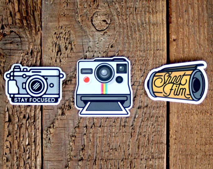 Stay Focused, Photography, Shoot Film, Waterproof Vinyl Sticker, UV ...