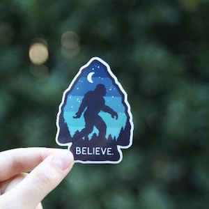 Bigfoot Sticker Set, Choose Your Quantity and Designs - Etsy