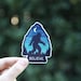 Bigfoot Sticker Set, Choose Your Quantity and Designs - Etsy