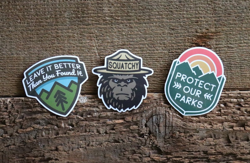 Protect Our Parks Waterproof Vinyl Sticker UV Resistant - Etsy