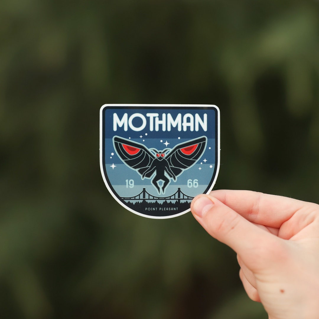 Mothman Sticker | Waterproof, Sunproof, Decal | Point Pleasant Mothman - Etsy