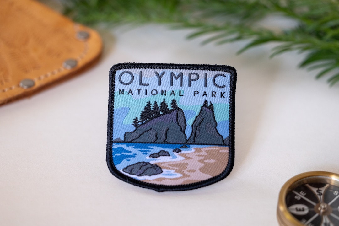 Olympic National Park Patch | Iron on Embroidered Patch | for Iron on ...