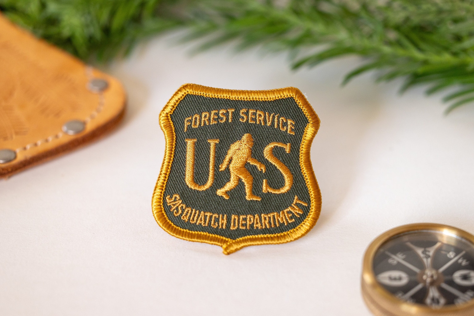US Sasquatch Department Iron on Embroidered Patch - Etsy