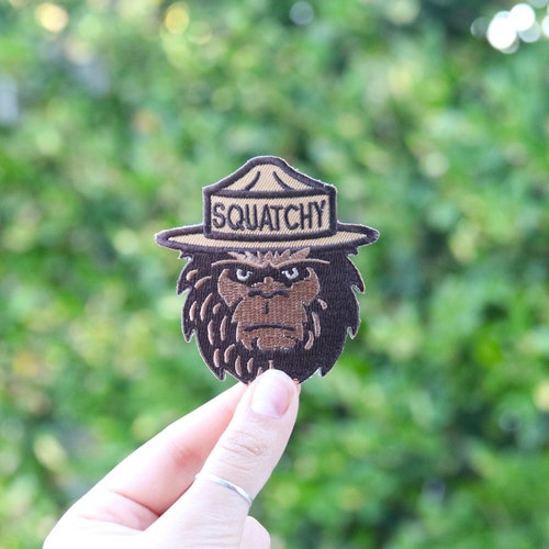 Bigfoot Patch - Etsy
