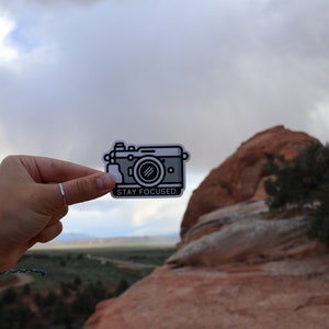 Stay Focused, Photography, Shoot Film, Waterproof Vinyl Sticker, UV ...
