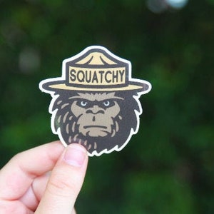 Bigfoot Sticker Set, Choose Your Quantity and Designs - Etsy