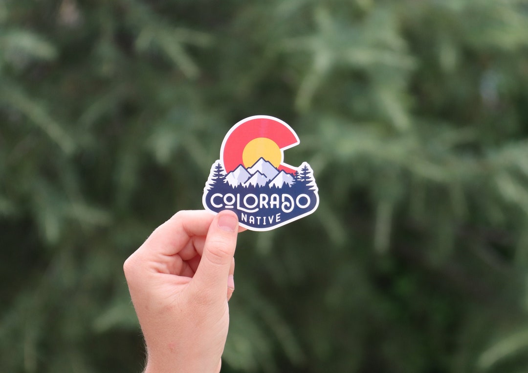 Colorado Native - Waterproof Vinyl Sticker, UV Resistant Decal - Etsy