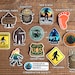Bigfoot Sticker Set, Choose Your Quantity and Designs - Etsy
