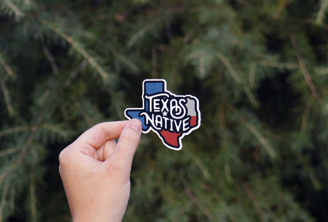 Texas Native - Vinyl Sticker - Etsy