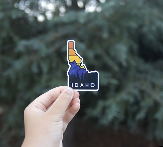 Idaho Sticker Waterproof Vinyl UV Resistant Decal With - Etsy