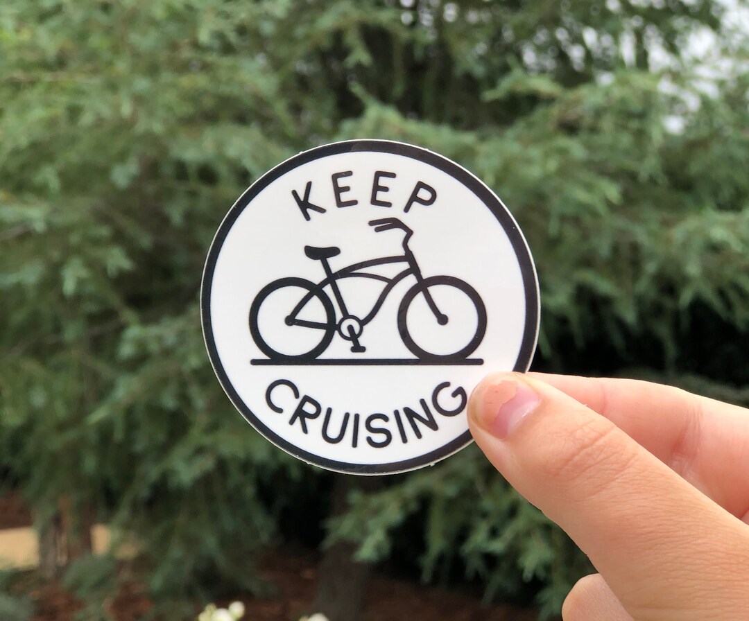 Keep Cruising Sticker: Beach Cruiser Bike Decal - Etsy